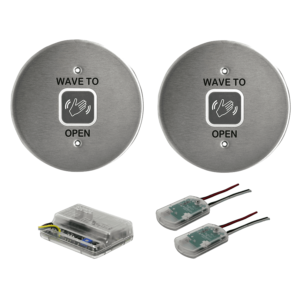Security Parts. LCN 8310-3810RW Touchless Actuator, Round, Wave Icon ...