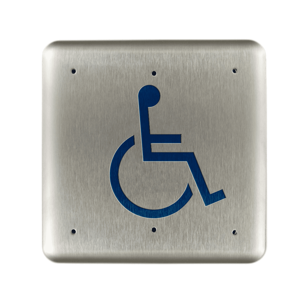 Security Parts. LCN 8310-853 Actuator, Wall Mount, Logo, 4-3/4" x 4-3/4"