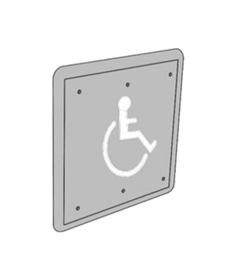 Security Parts. LCN 8310-3853WB Wireless Bollard Actuator, Logo, 4-3/4 ...